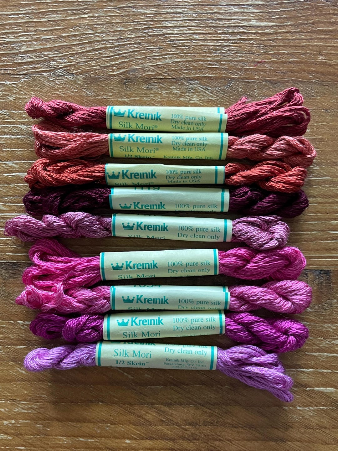 Vintage Kreinik Silk Mori Thread- Rose Collection - Etsy