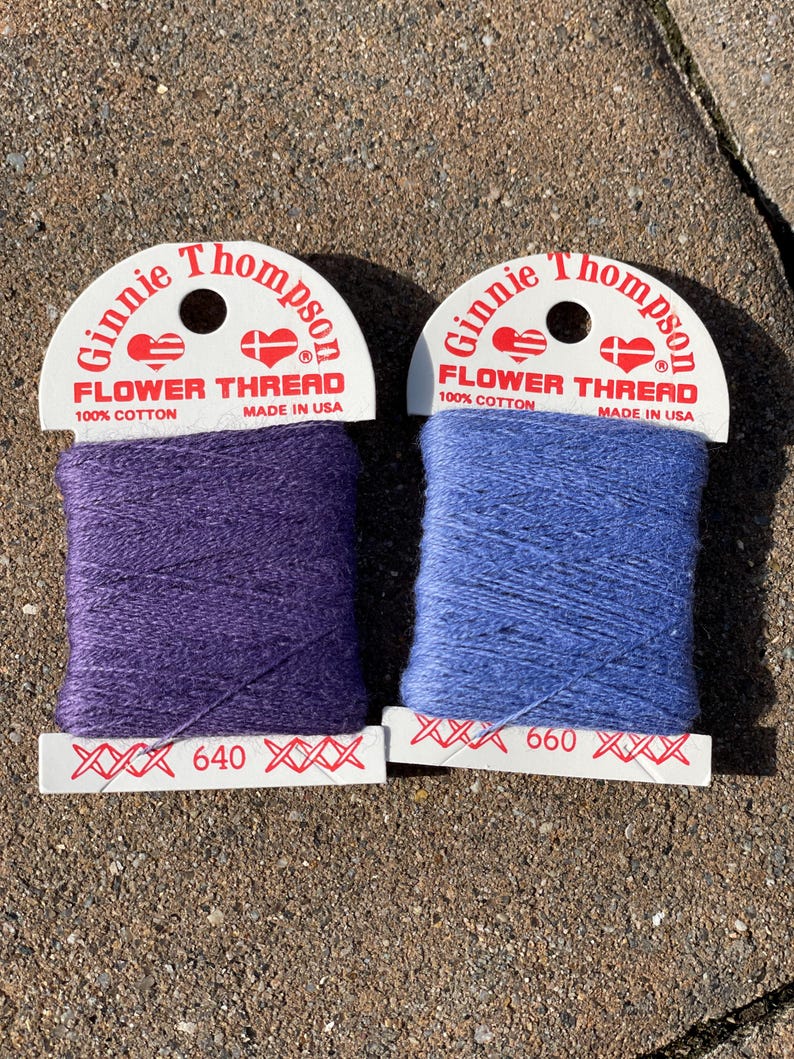 Vintage Ginnie Thompson Flower Thread- Hydrangea Group - Etsy