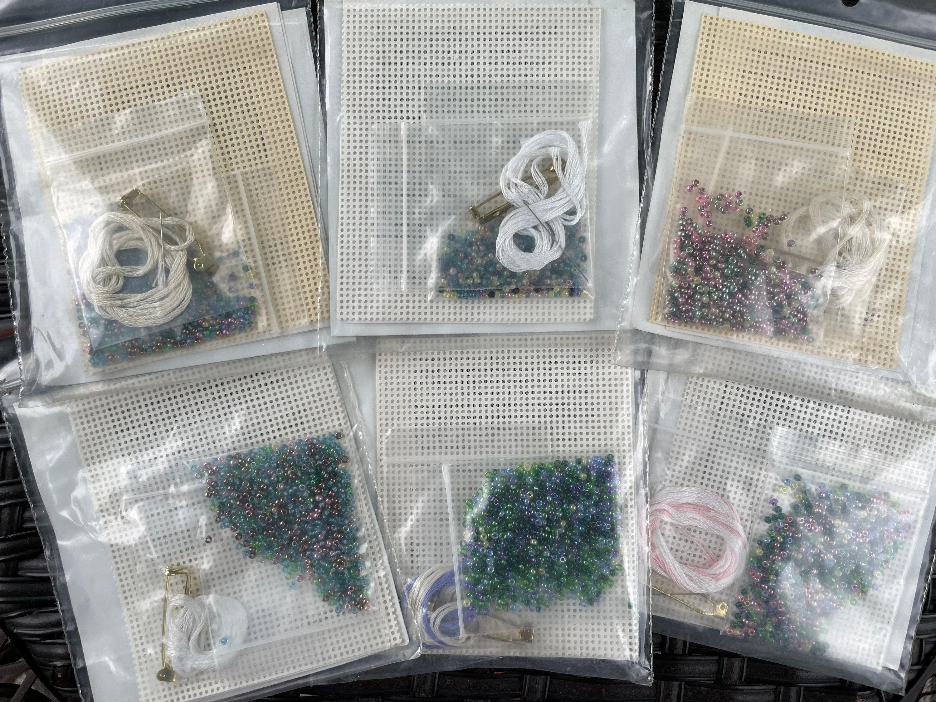 Vintage Mill Hill Spring Bouquet Counted Glass Bead Ornament Kit - Etsy