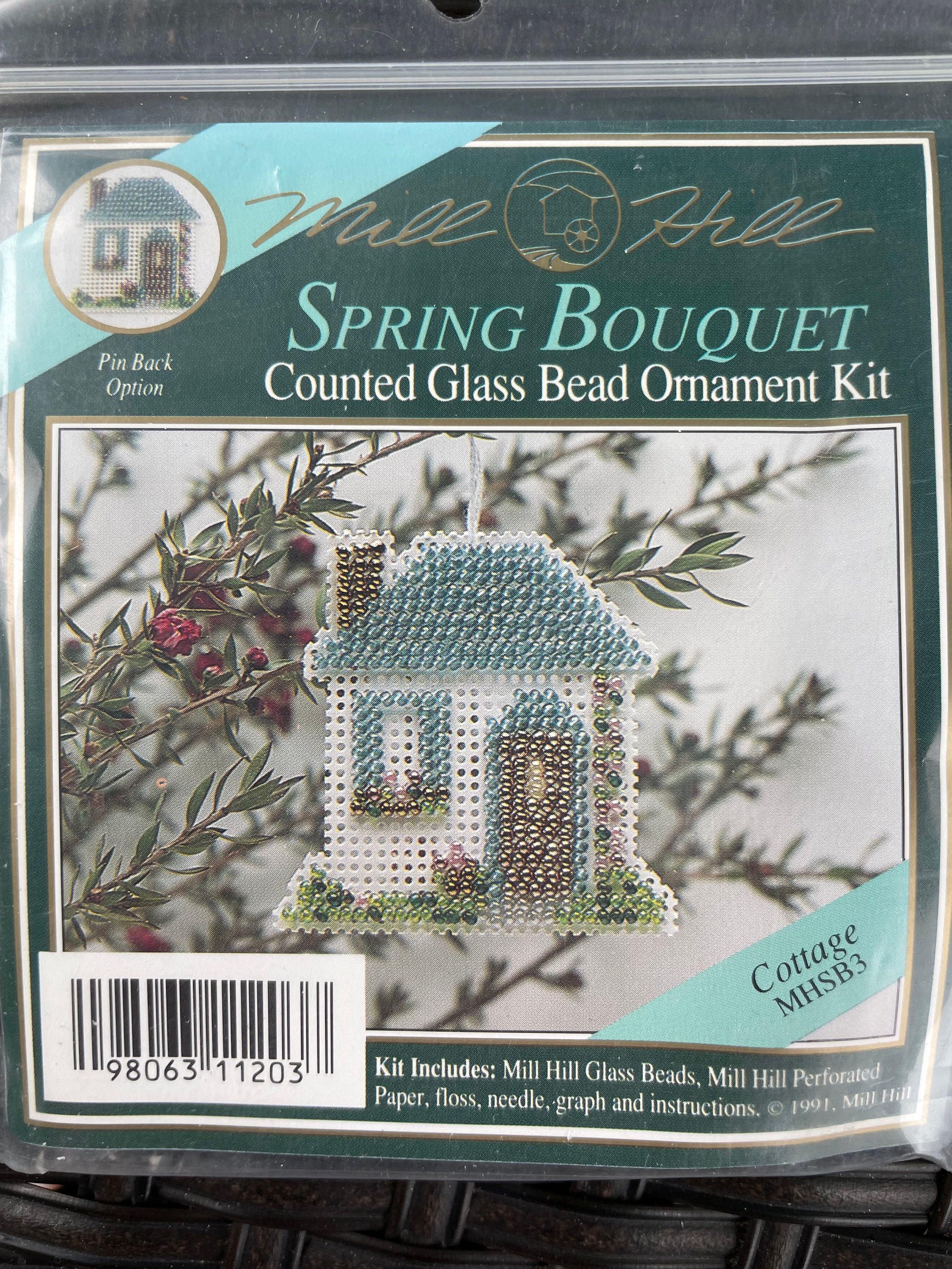 Vintage Mill Hill Spring Bouquet Counted Glass Bead Ornament Kit - Etsy