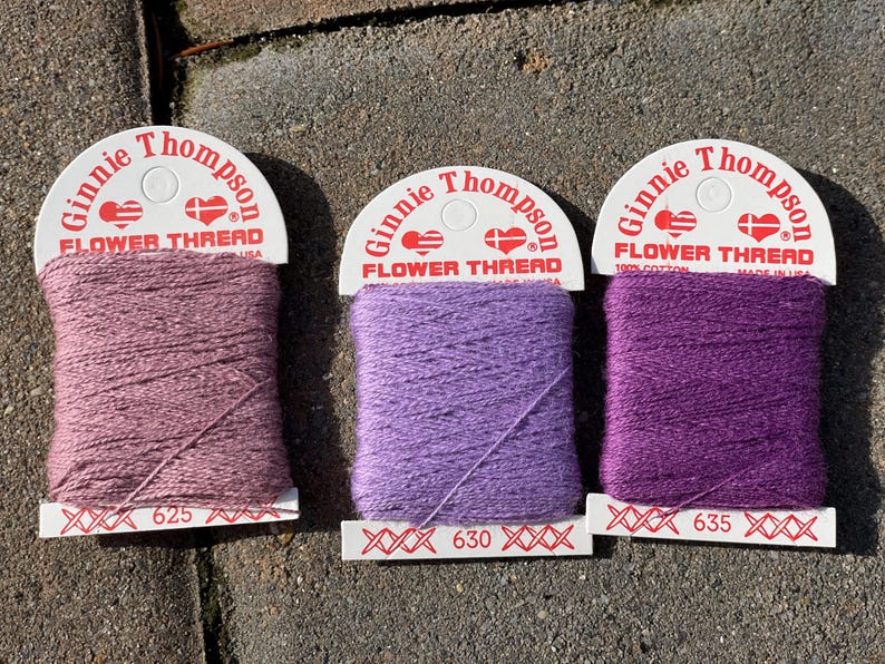 Vintage Ginnie Thompson Flower Thread- Hydrangea Group - Etsy