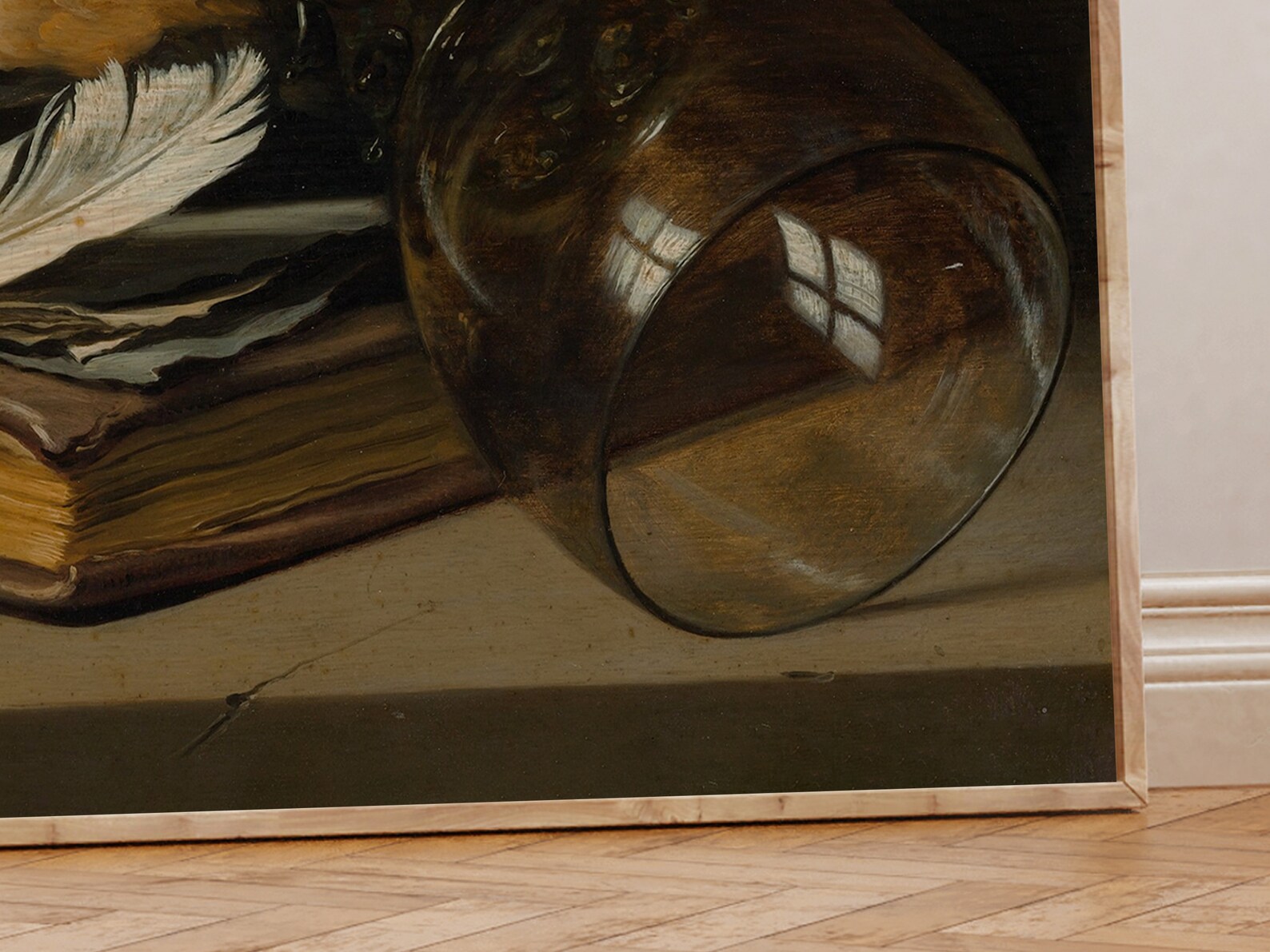 Moody Skull Painting | Dark Academia Decor | Gothic Art | Still Life ...