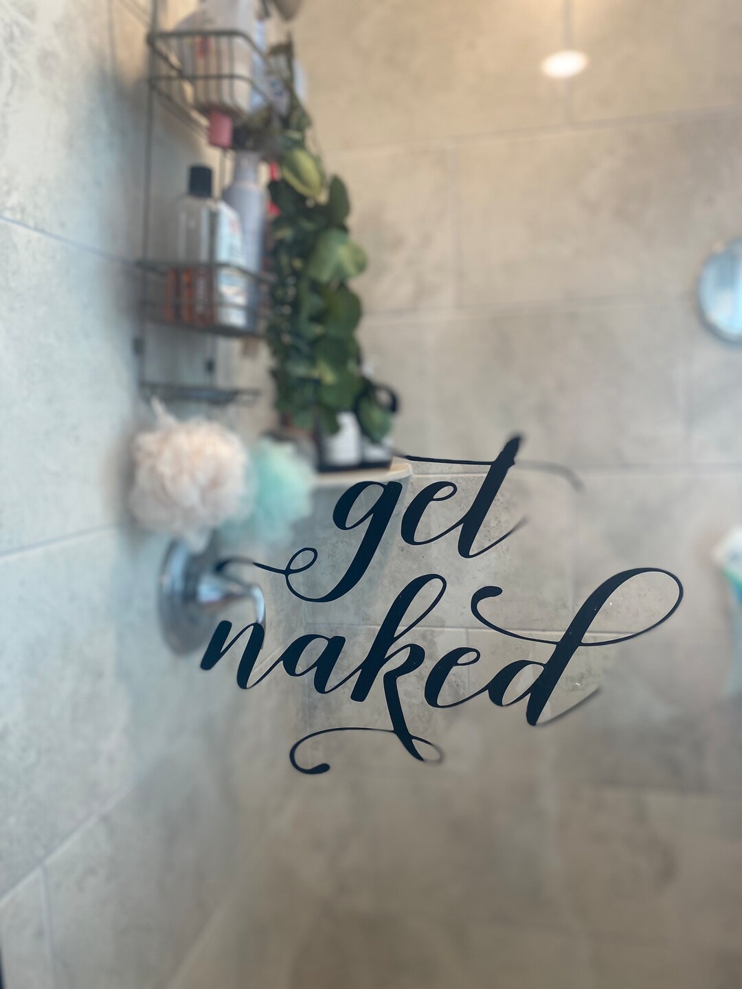Shower Door Decal - Etsy