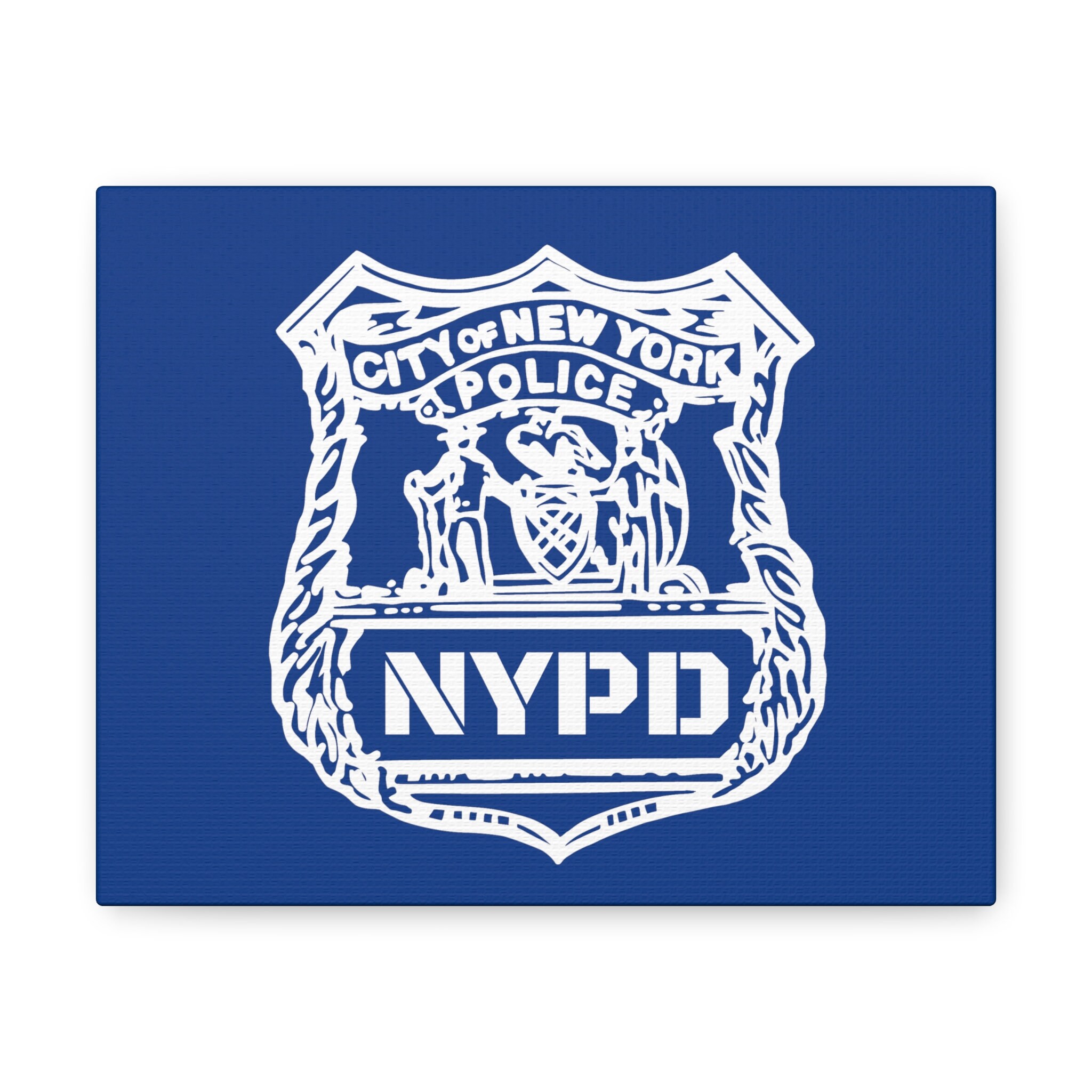 NYPD Police Officer Canvas Gallery Wraps - Etsy