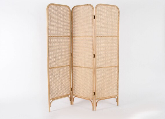 Rattan Partition Rattan Room Divider Handmade Rattan | Etsy