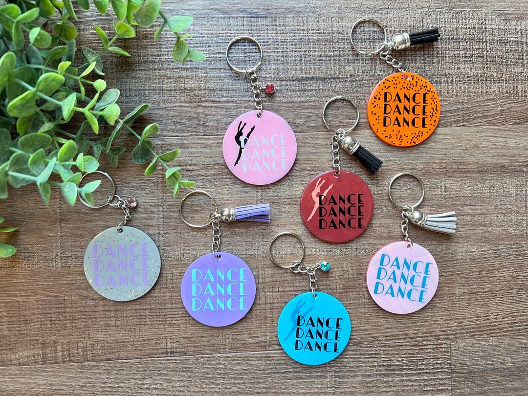 Dance Dance Dance - Acrylic Keychains ***CLEARANCE*** - Etsy