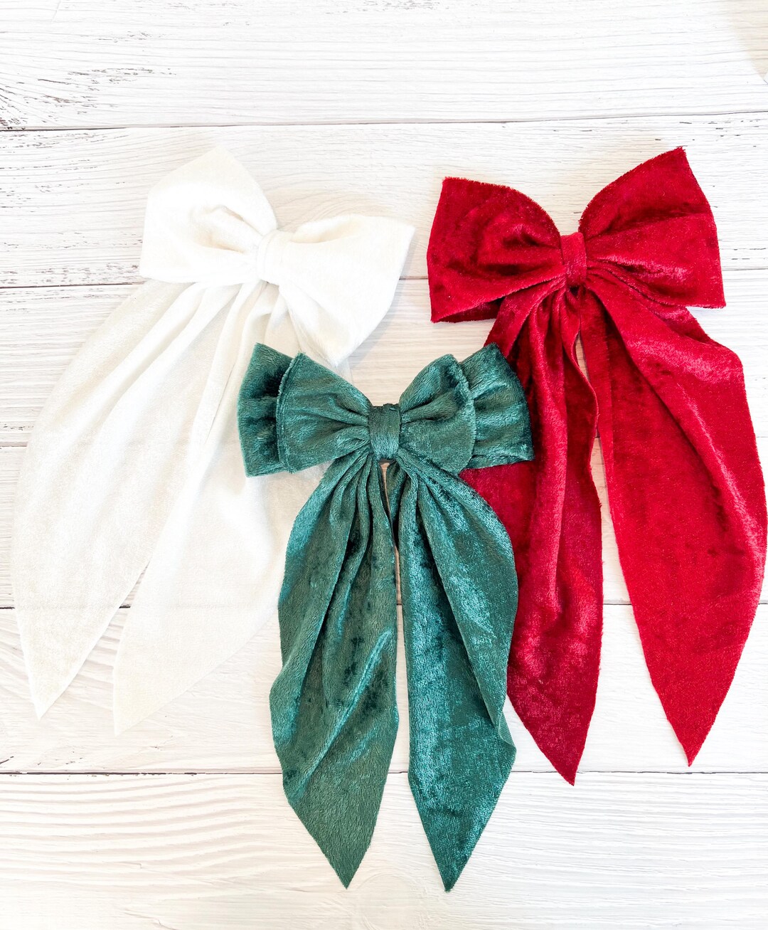 Velvet Oversized Bow - Etsy