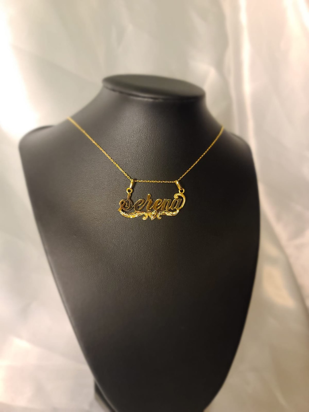 10k Solid Gold Name Plate - Etsy