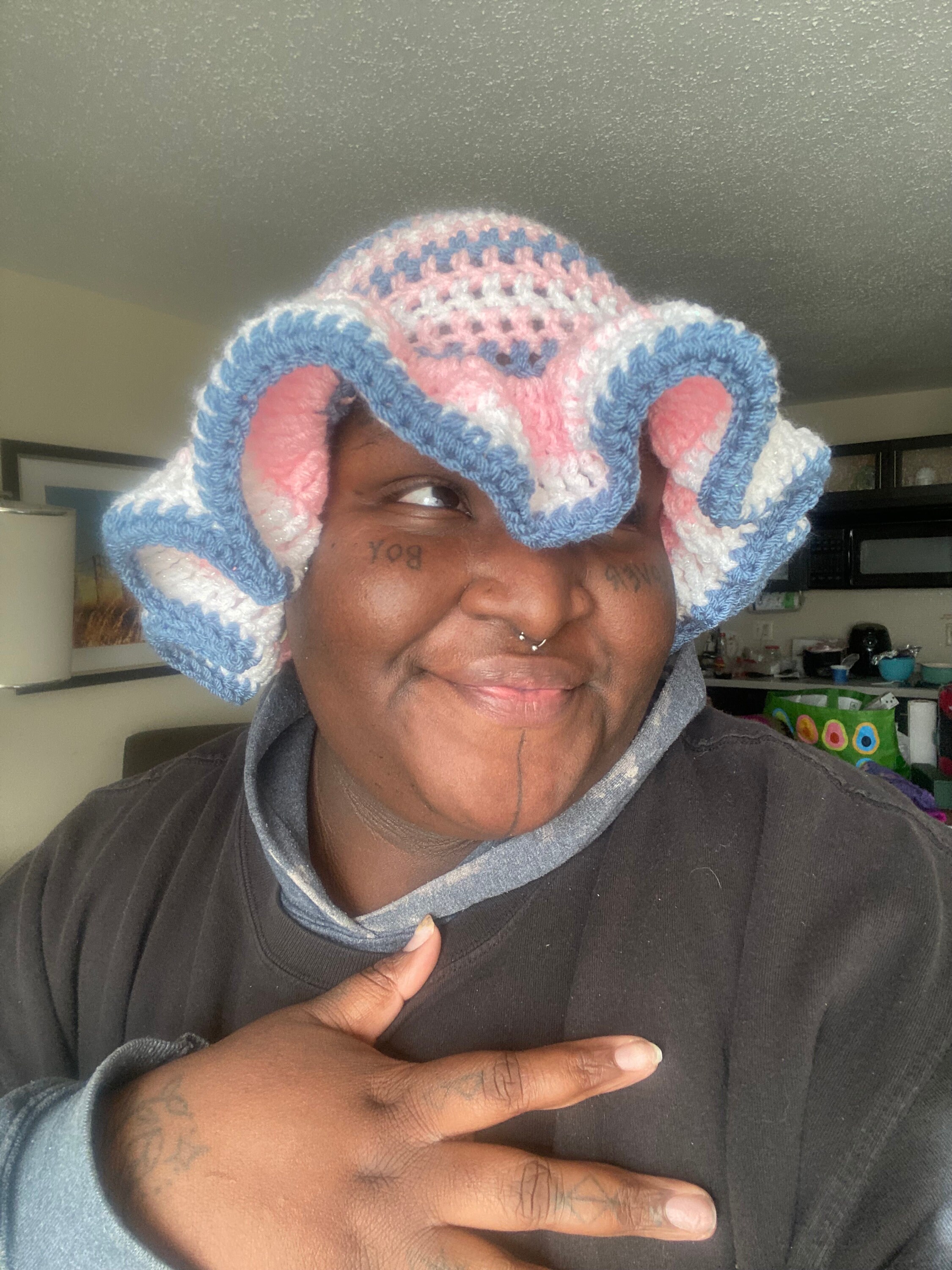 The Groovy Hat Pattern | Crochet Pattern Bucket Hat Ruffles PDF Pattern ...