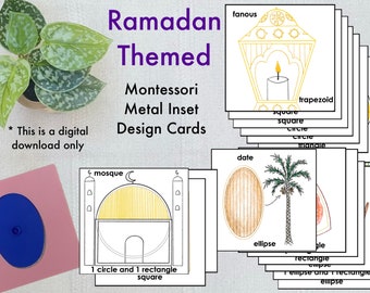 Montessori Metal Inset Designs Beach and Ocean Themed - Etsy