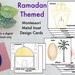Montessori Metal Inset Designs - Ramadan Themed - Etsy