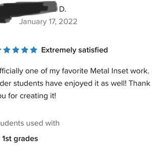 Montessori Metal Inset Designs - Fall Themed - Etsy