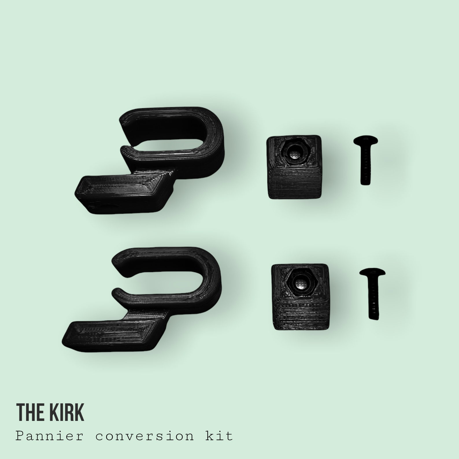 The Kirk Universal Bicycle Pannier Hook Kit - Etsy