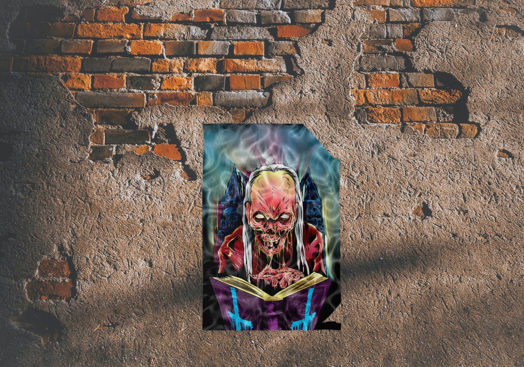 Tales From the Crypt Goth Halloween 80s Hello Kiddies 80s Poster Indoor ...
