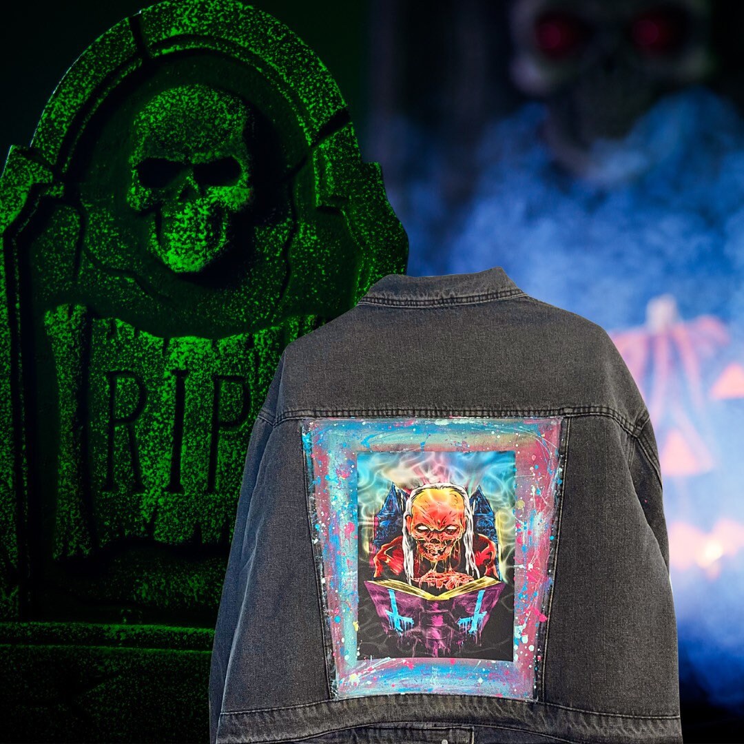 Tales From the Crypt Jean Jacket Halloween Creepy - Etsy