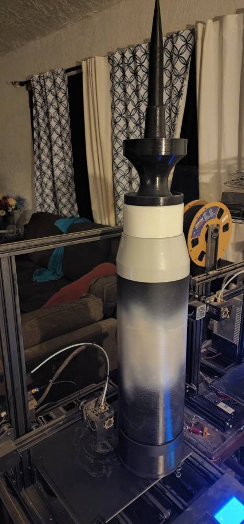 120mm M1a2 Tank Round. 3d Printed and Designed by Me It is a 1/1 Scale ...