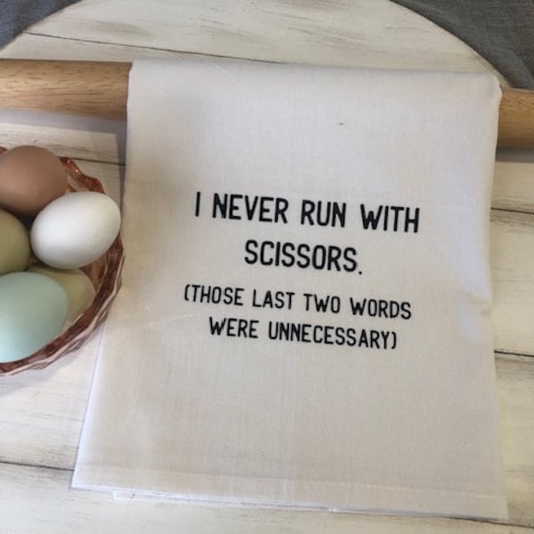 Run With Scissors - Etsy