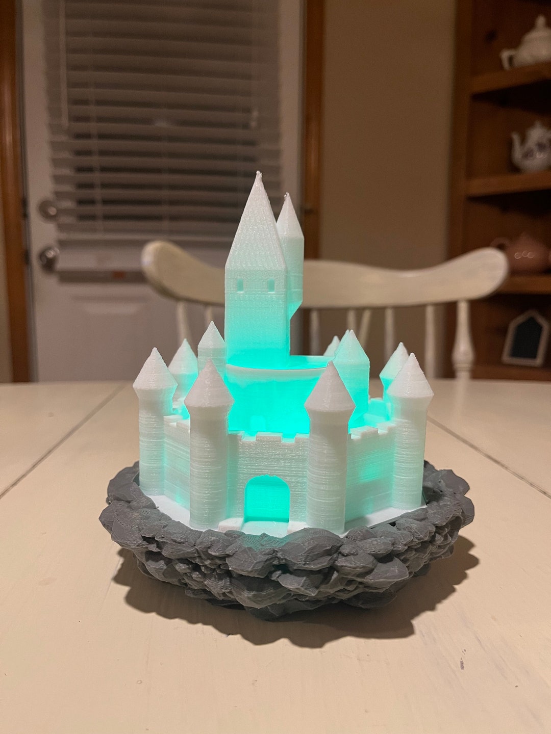 Rechargeable Color Changing Castle Lamp - Etsy