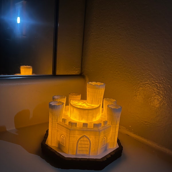 Castle Lamp - Etsy