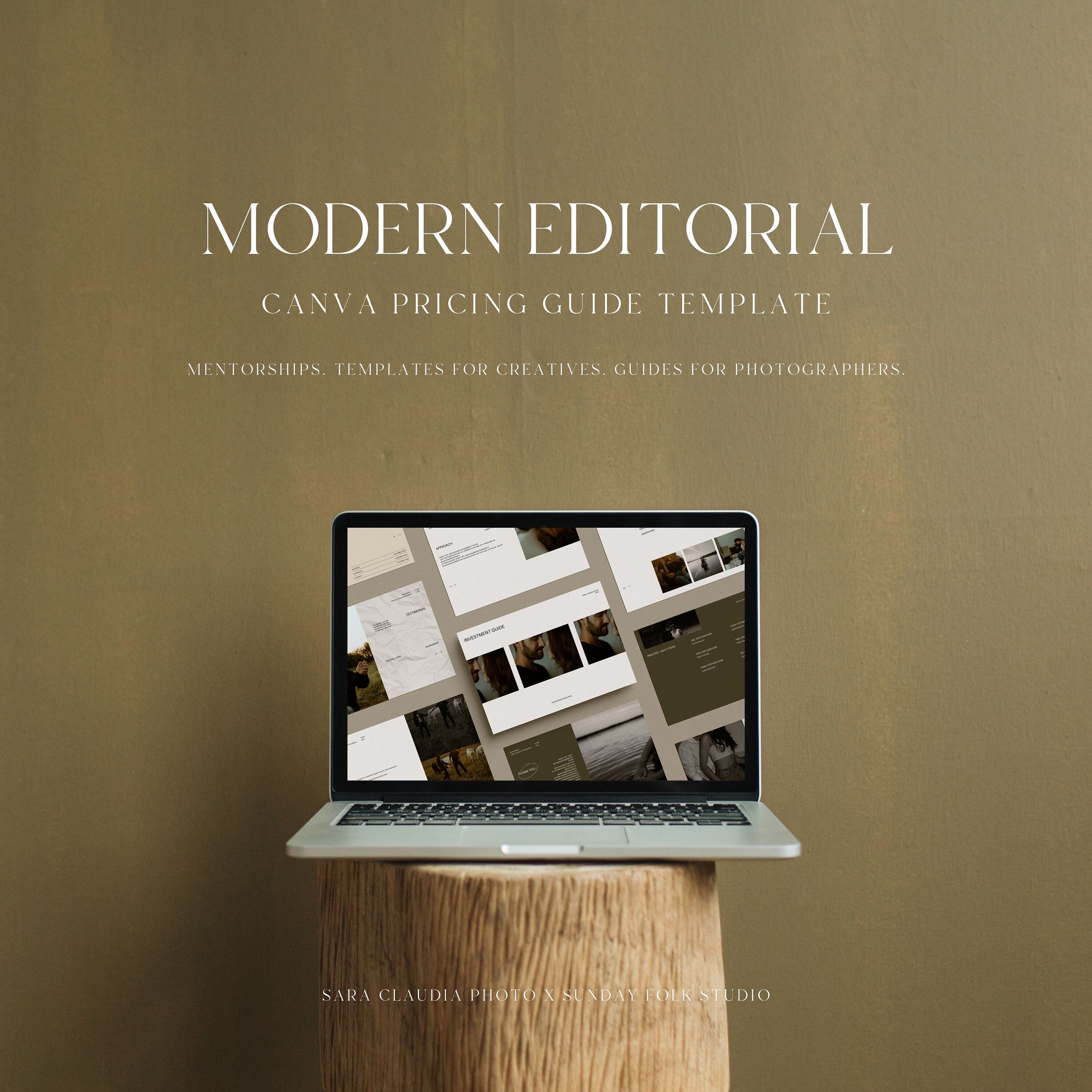Modern Editorial | Canva Pricing Guide Template for Creatives - Etsy