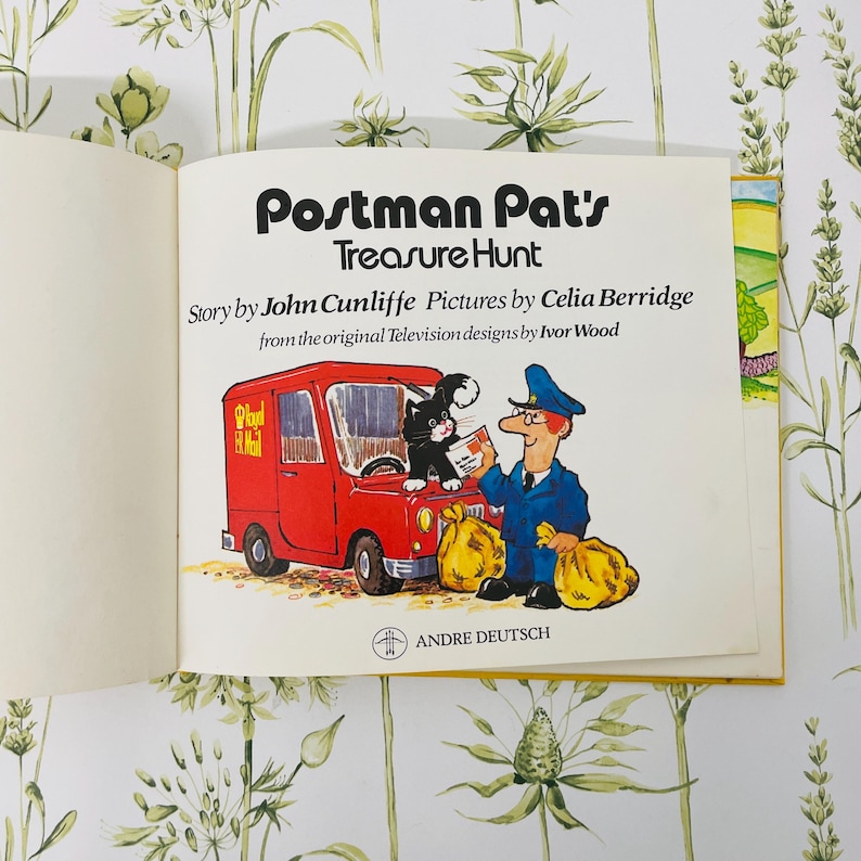 Vintage Postman Pat's Treasure Hunt Hardback Children's Book - Etsy