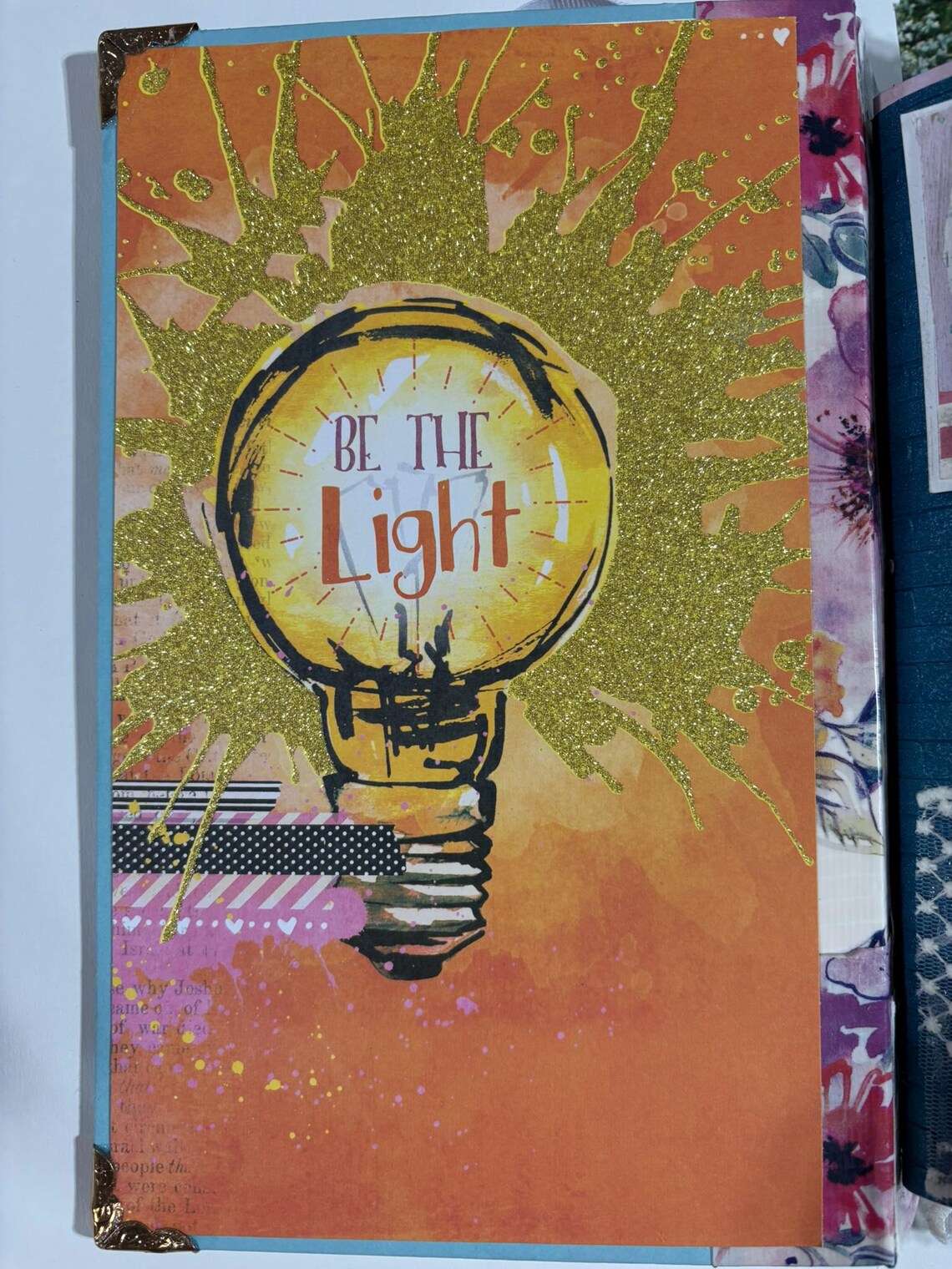 Handmade Junk Journal | Bright Colors | Eclectic Theme - Etsy
