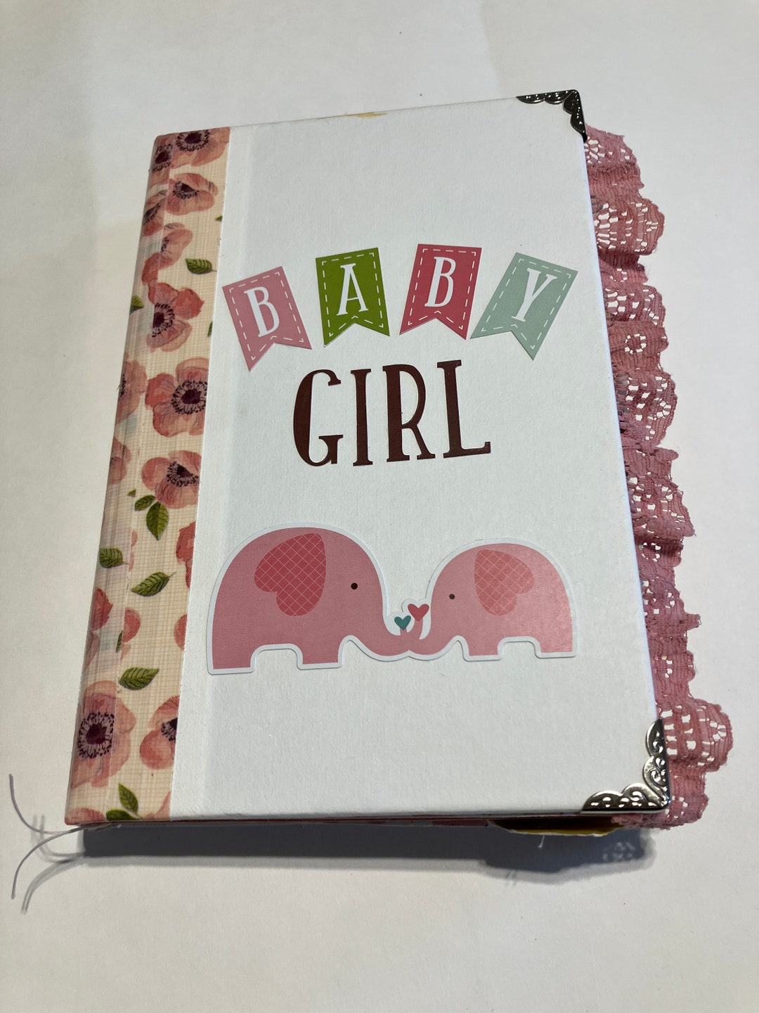 Handmade Baby Girl Junk Journal - Etsy