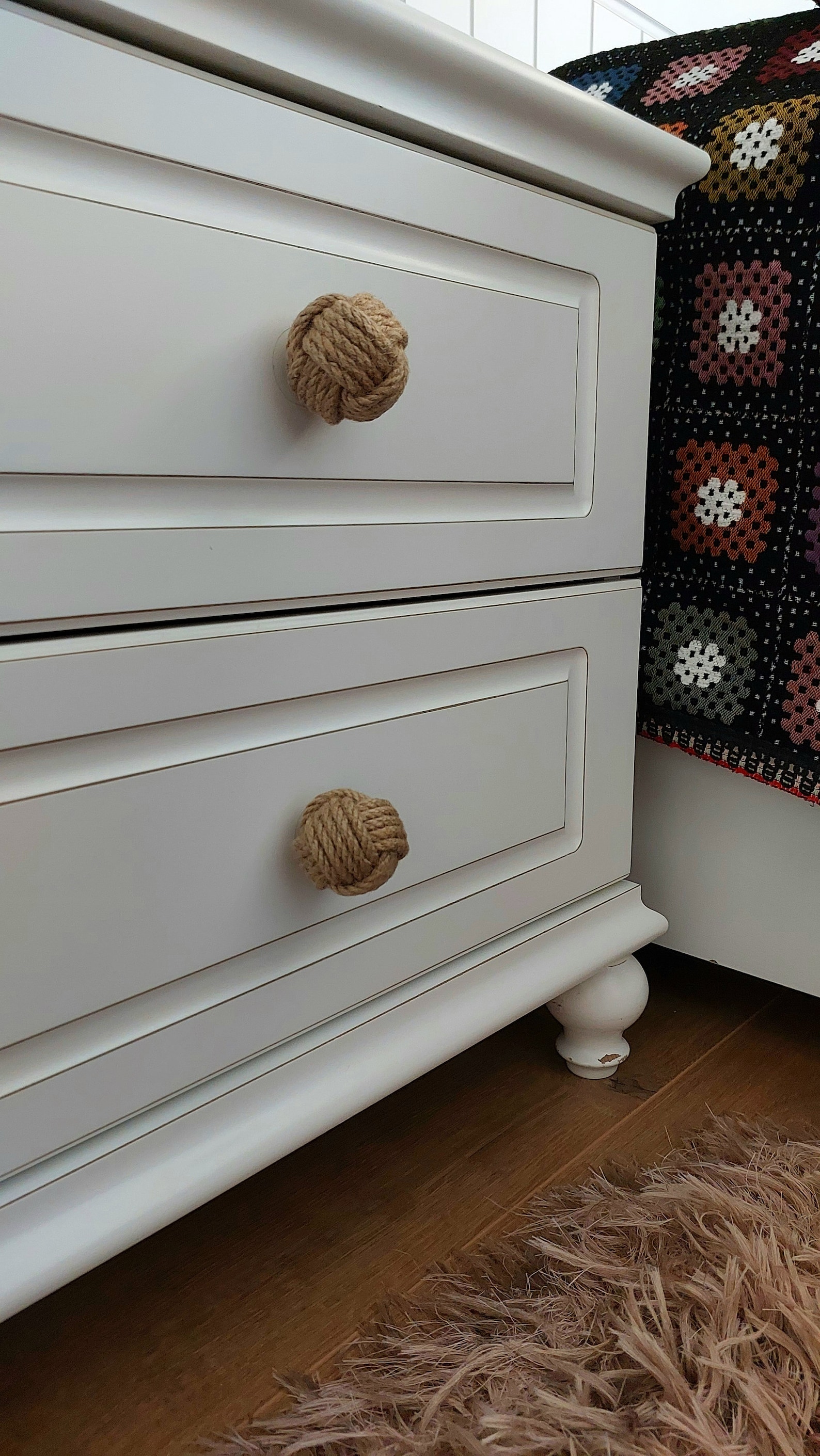 6 Pcs Handmade Nautical Rope Ball Drawer Pulls | Monkey Fist Knobs ...