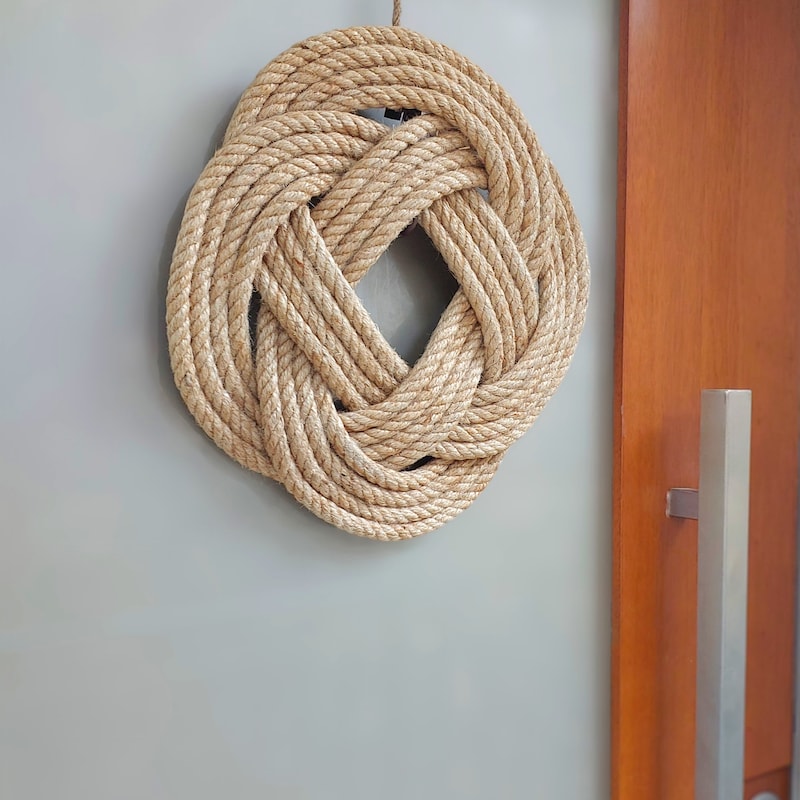 Jute Rope Wreath - Etsy