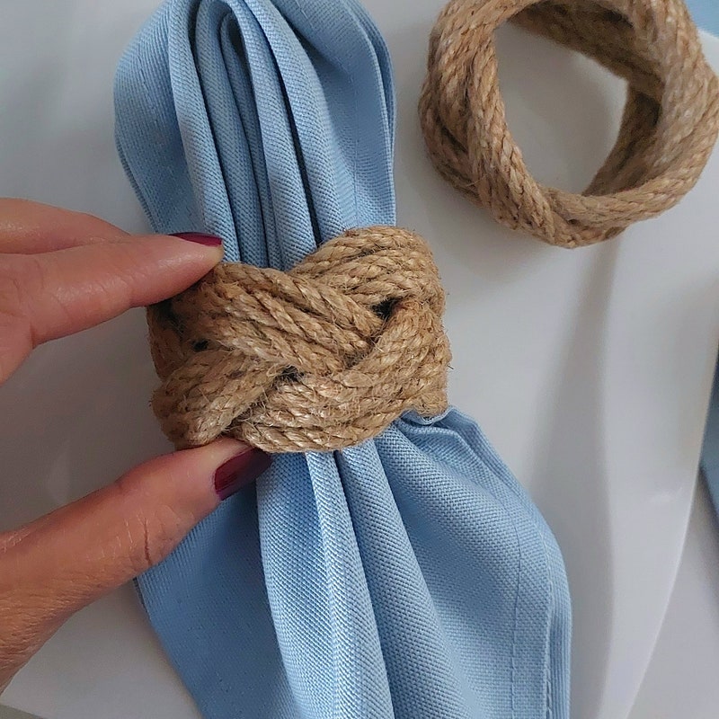Rope Napkin Rings - Etsy