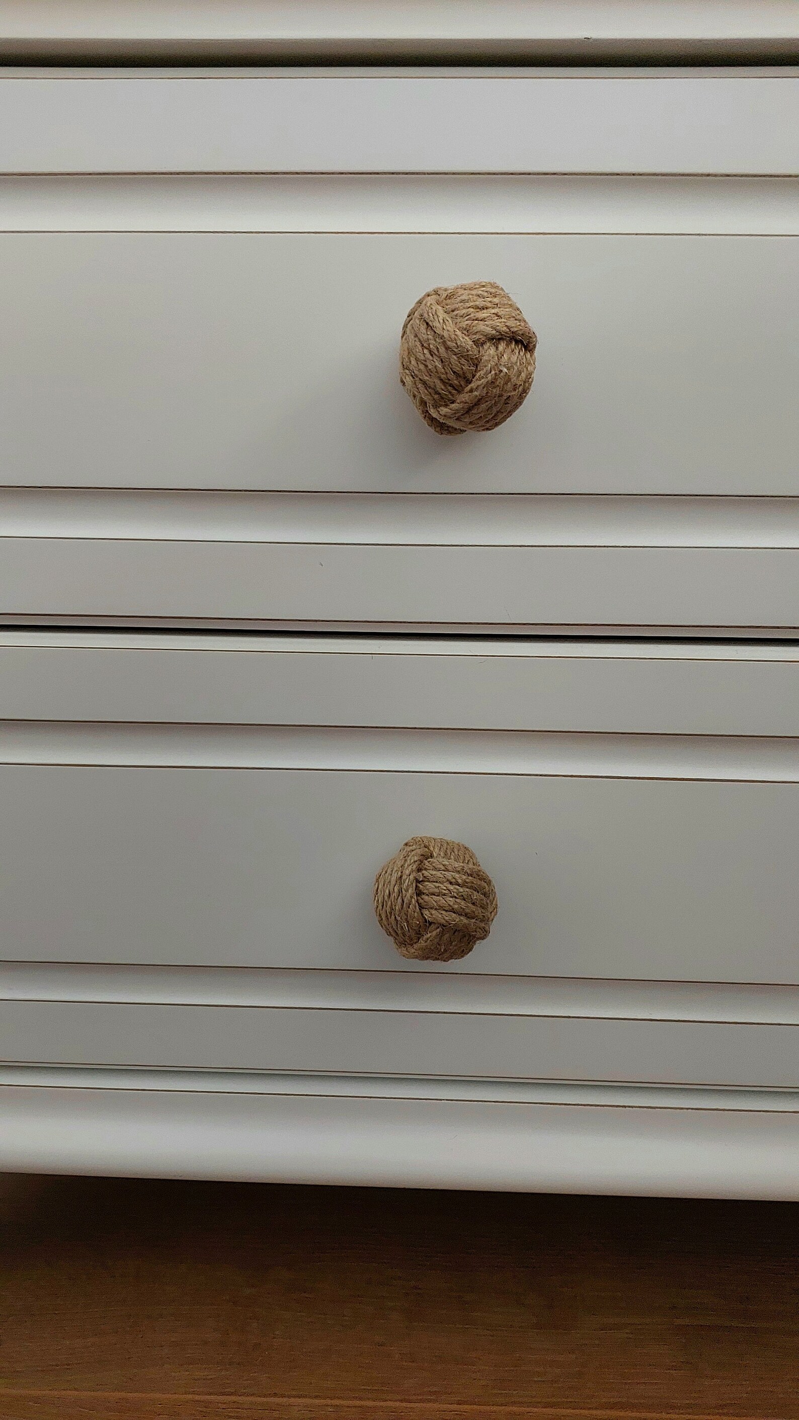 6 Pcs Handmade Nautical Rope Ball Drawer Pulls | Monkey Fist Knobs ...