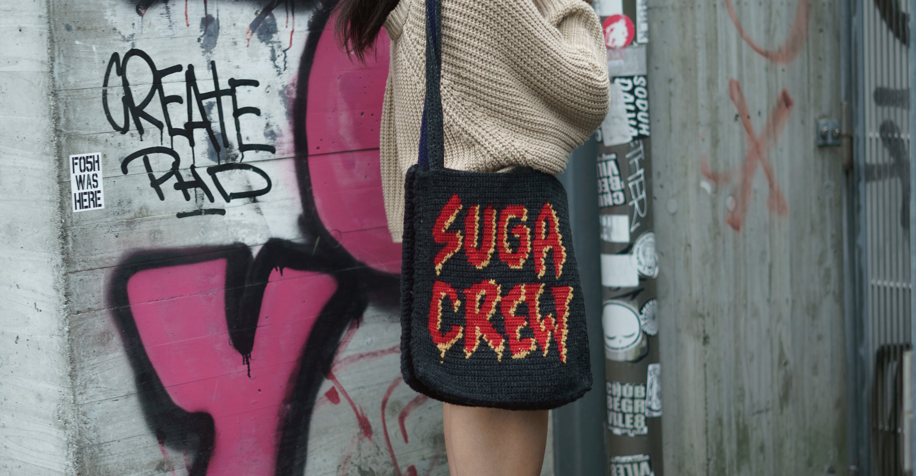 Suga Crew Tote Bag : Crochet Pattern DIGITAL FILE - Etsy