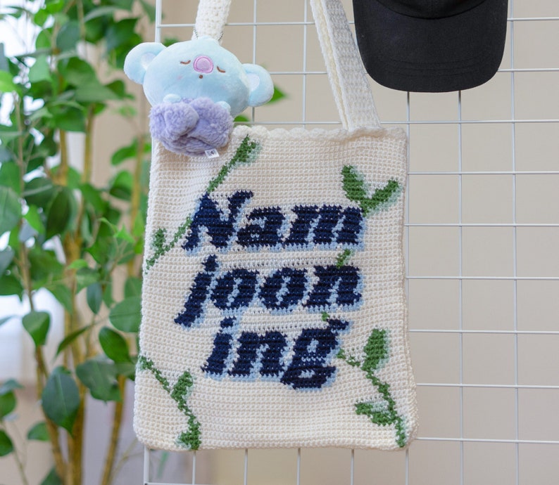 Namjooning Tote Bag Crochet Pattern *DIGITAL FILE - Etsy