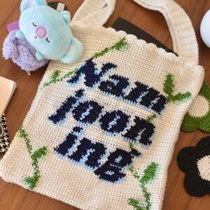 Namjooning Tote Bag Crochet Pattern *DIGITAL FILE - Etsy