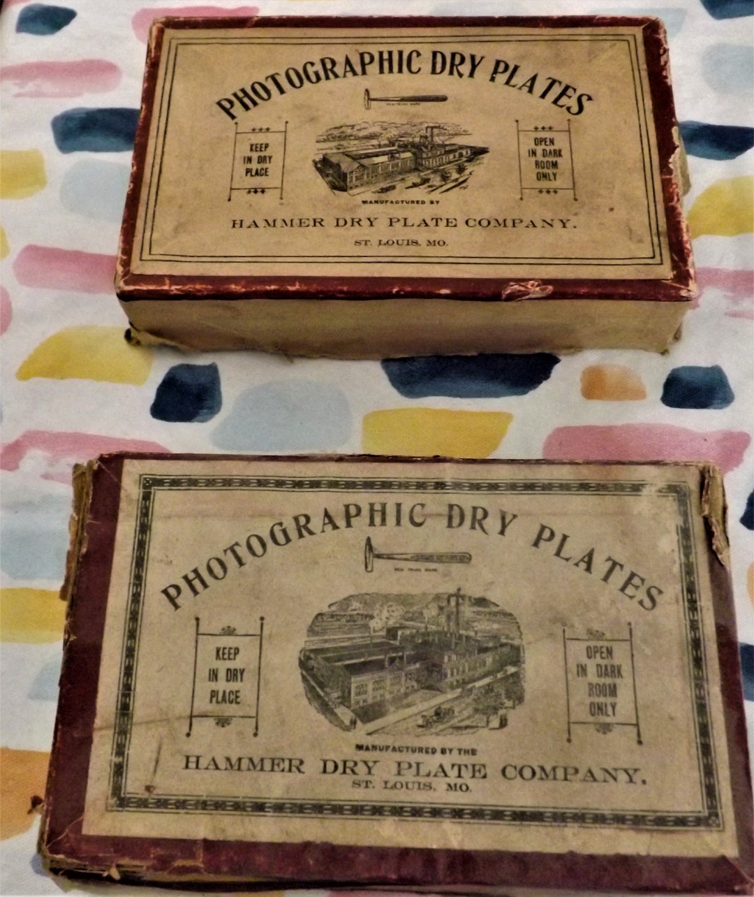 Vintage Early Photographic Dry Glass Plates - Etsy