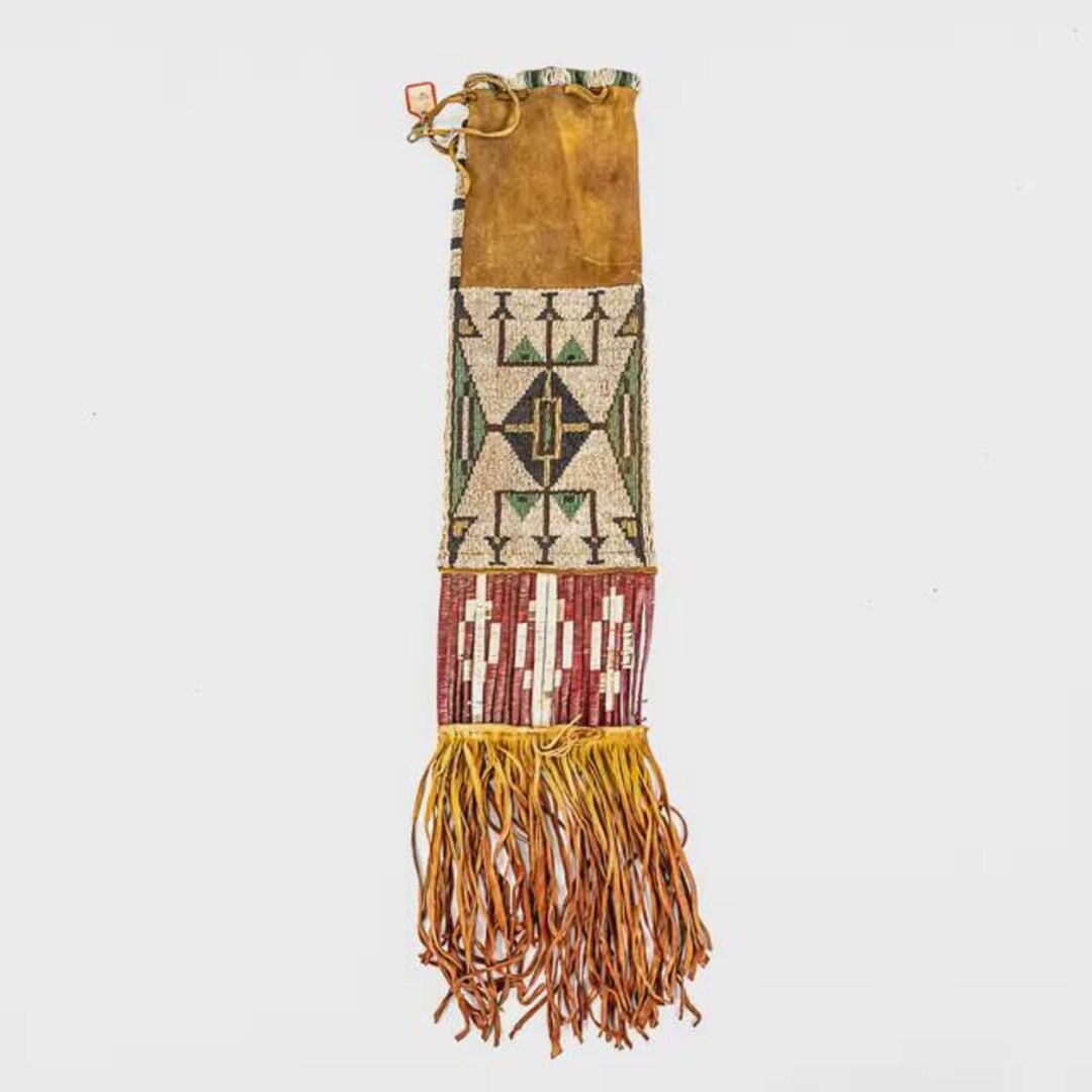 Native American Lakota Beaded Pipe Bag Ca. Early 1900's Beautiful!!! - Etsy
