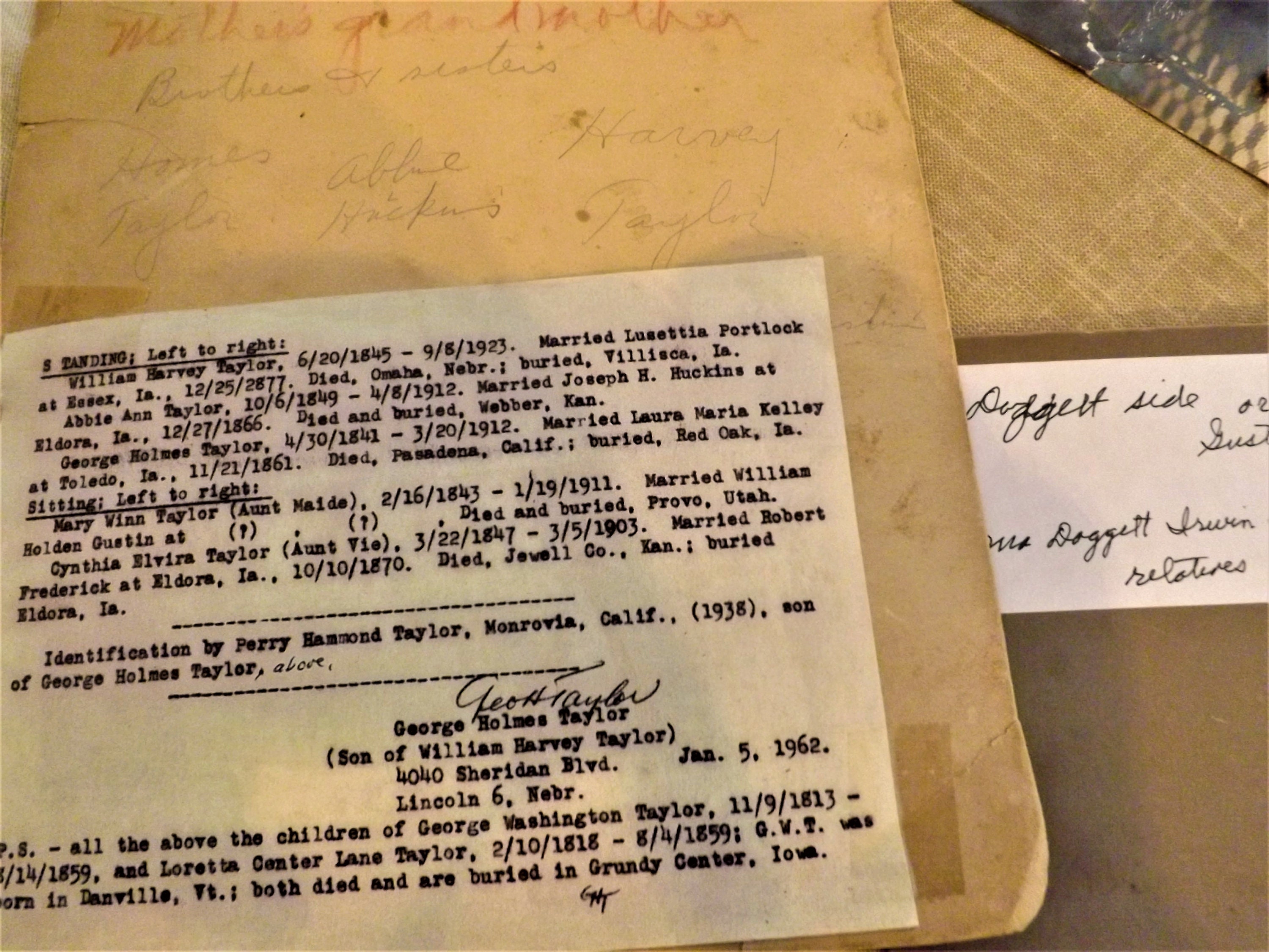 Nice Lot of Antique Family Photographs CDV, Ferrotype, Postcards From a ...