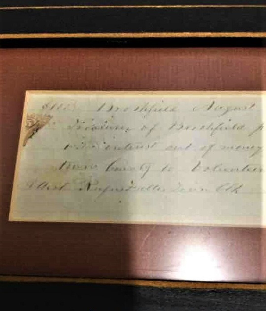 Antique Civil War Era Handwritten Promise to Pay (IOU) Dated 1864 ... Antique Civil War Era Handwritten Promise to Pay (IOU) Dated 1864 ...