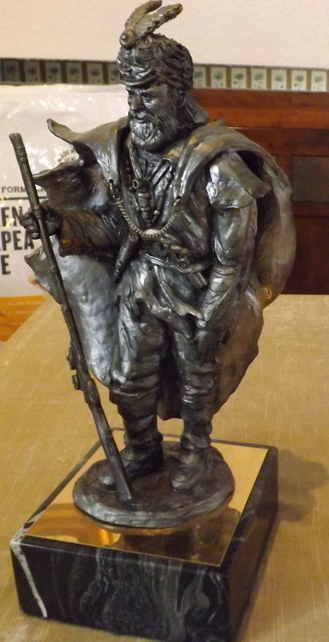 Amazing Mountain Man Sculpture Limited/numbered Edition Signed by ...