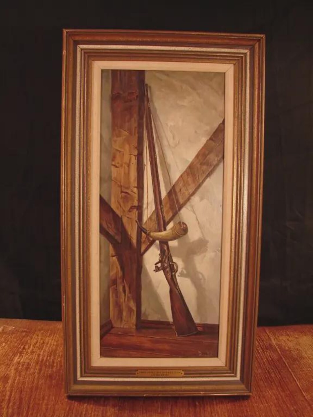 Albert Brule' Painting "amos Jones, His Musket 1864" - Etsy