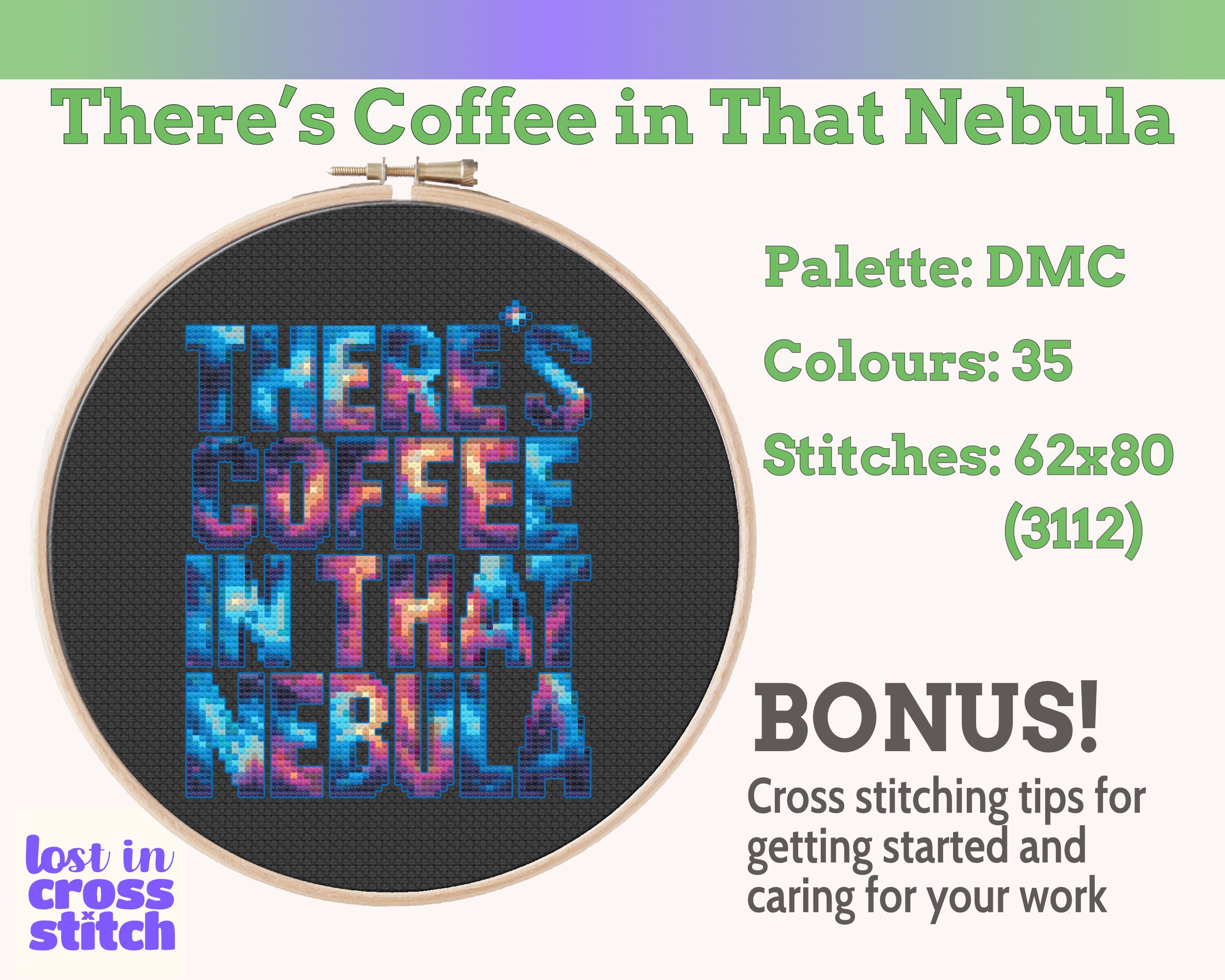 Captain Janeway Quote Cross Stitch Pattern Coffee in That Nebul ...
