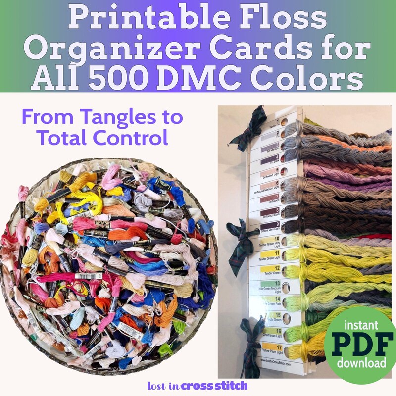 Dmc Floss Organizer Storage - Etsy