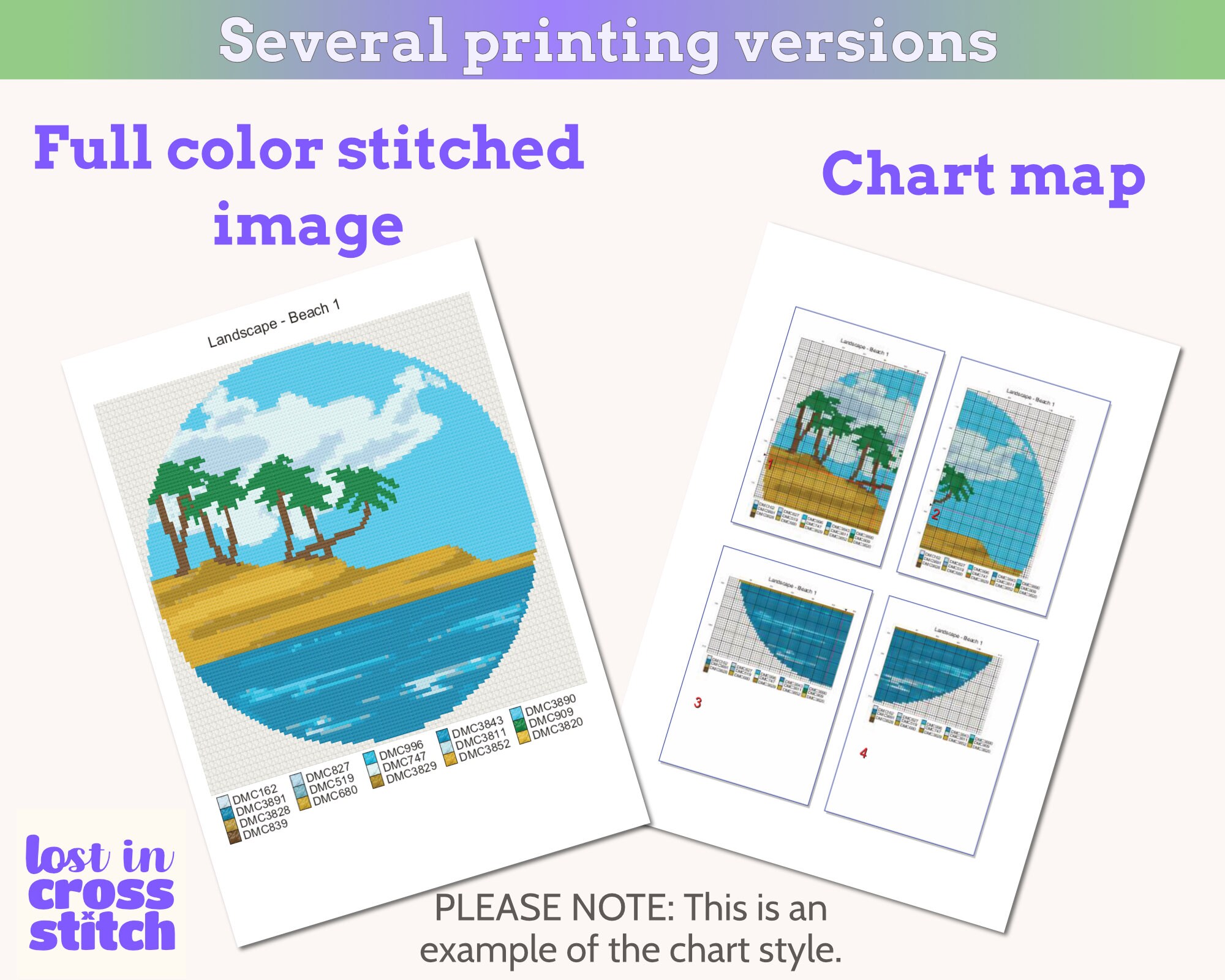 Tiny Little Australia Flag Map Digital Cross Stitch Pattern PDF Instant ...