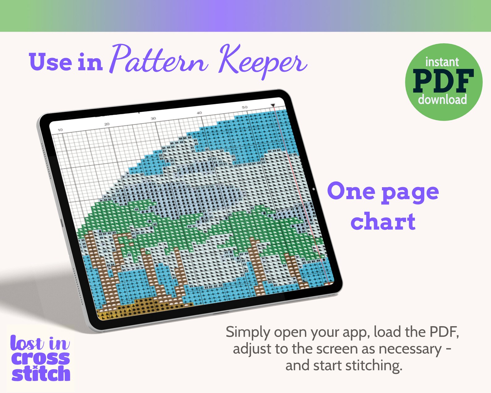 Colourful Serif Alphabet Cross Stitch PDF Pattern Instant Download ... Colourful Serif Alphabet Cross Stitch PDF Pattern Instant Download ...