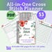 PRINTABLE Cross Stitch Stitch-a-long Tracker, WIP Planner, Stitching ...