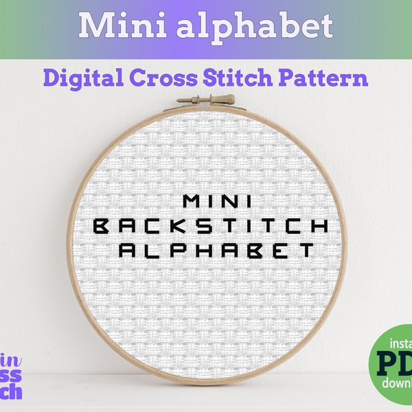 Cursive Cross Stitch - Etsy