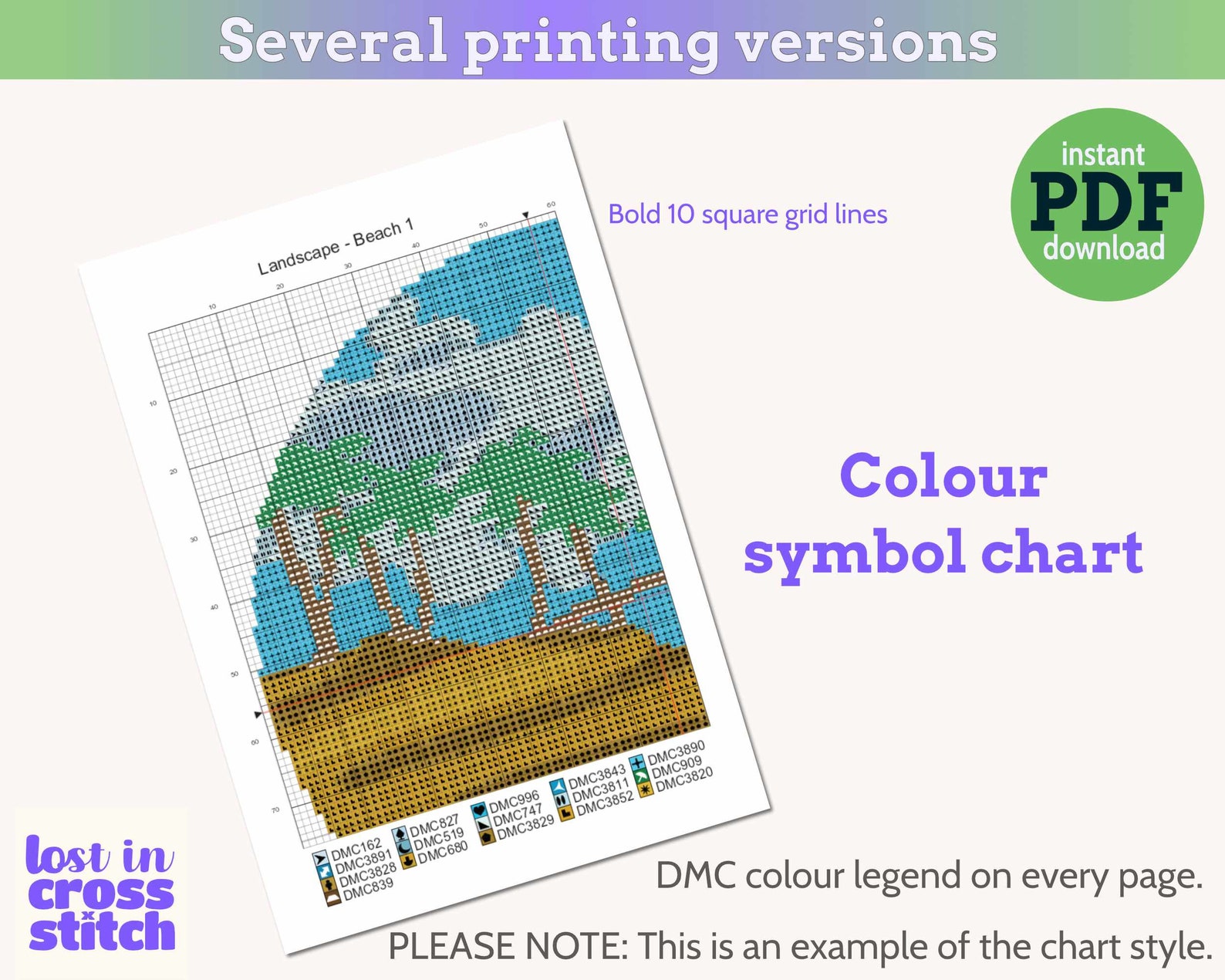 Haiti Flag Map Cross Stitch Pattern Digital PDF Instant Download ...