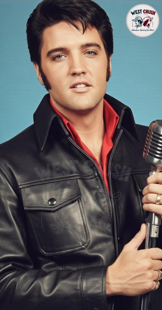 Elvis Presley 1968 Comeback Special Black Leather Suit - Elvis Presley ...