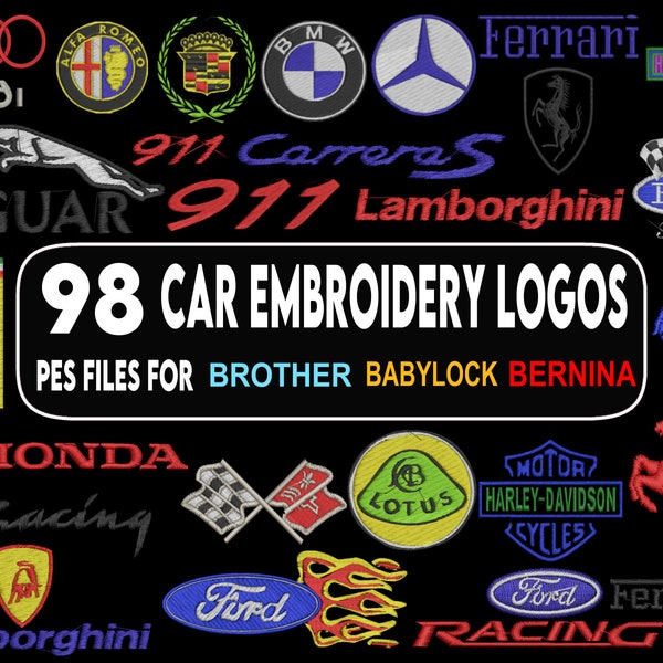 Cars Embroidery - Etsy