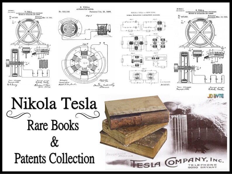 Nikola Tesla Rare Photos Book Print Collection Includes - Etsy Canada